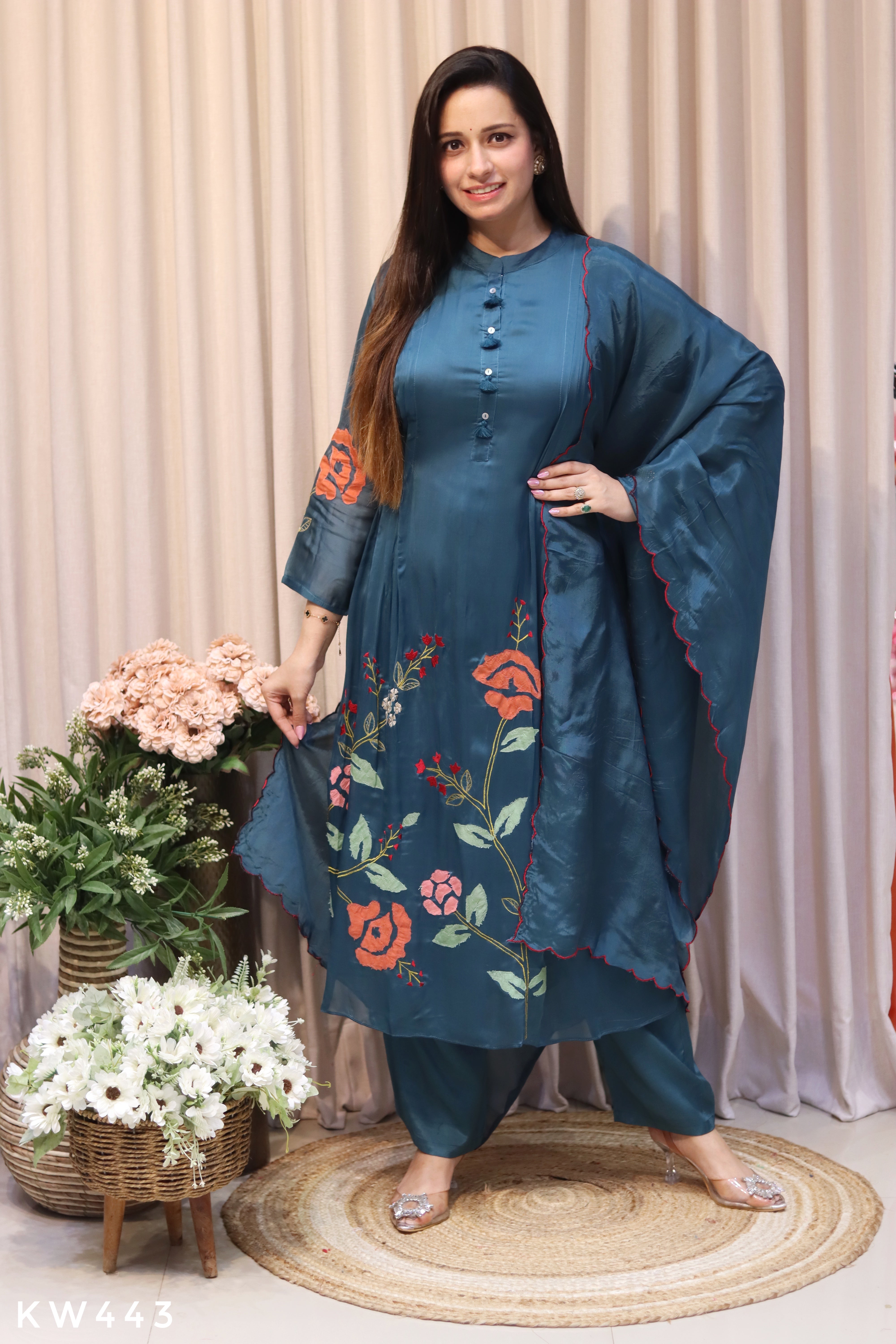 Pure Ho Silk Suit – Kishori Wardrobe